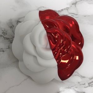 CHANEL | Accessories | Brand New Authentic Chanel 3d Red Camellia ...